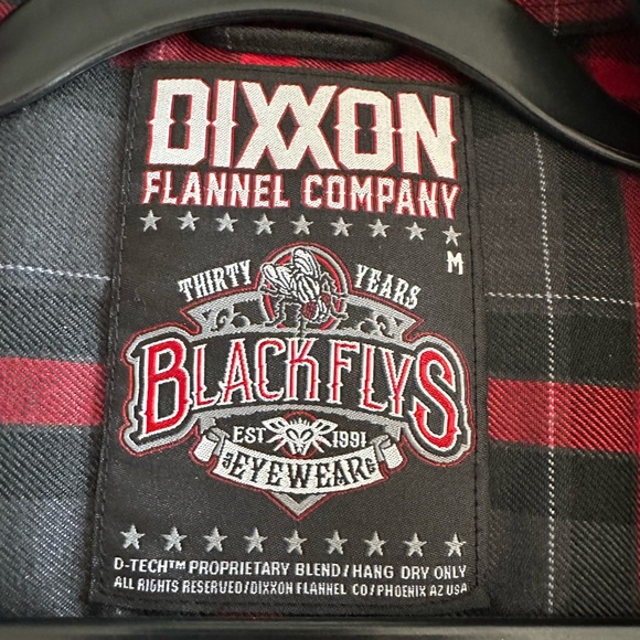 DIXXON | Shirts | Dixxon Flannel Limited Edition Black Flys Flannel ...